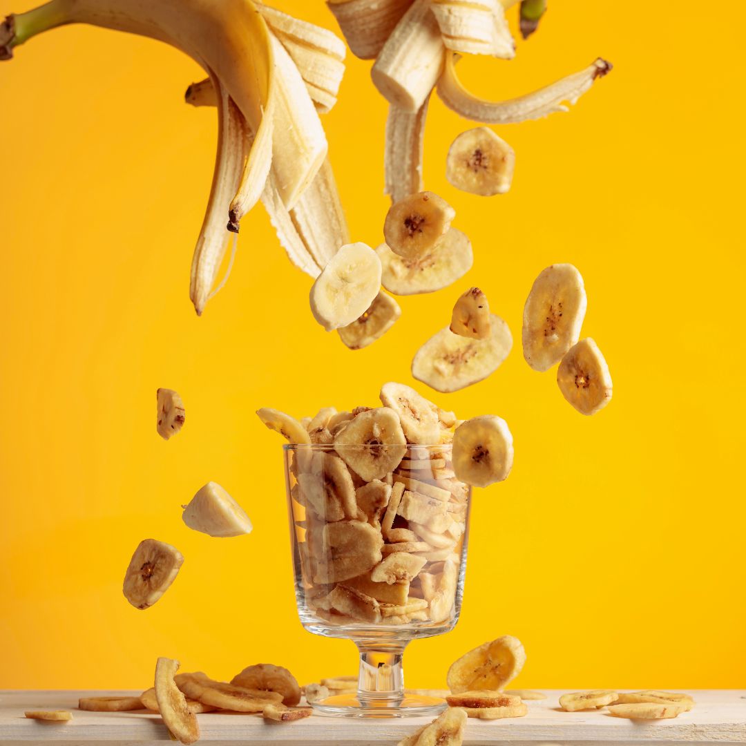 Nutsman Banánové Chipsy - Zdravý Snack | Sušené Banánové Chipsy