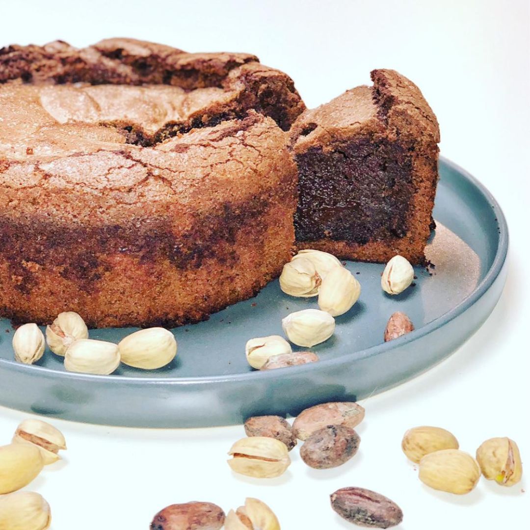 Americké brownies s pistáciemi - Vyzkoušejte od NUTSMAN